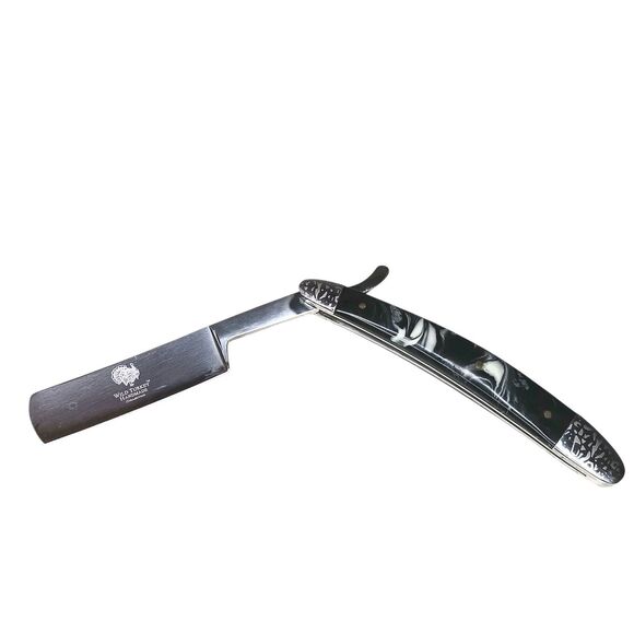 Wild Turkey | Grooming | Wild Turkey Folding Straight Razor Black White ...